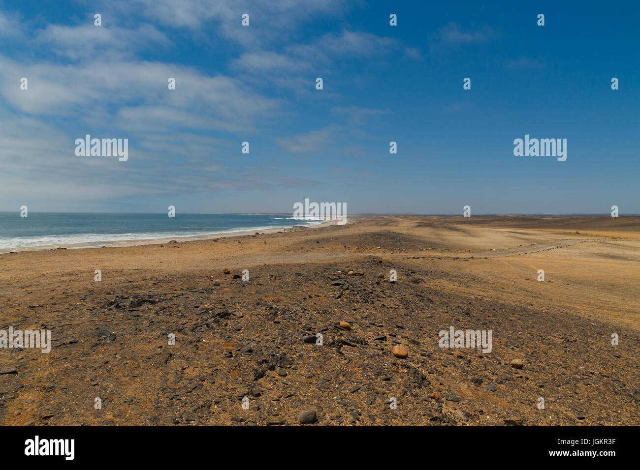 A view from Skeleton Coast National Park, Namibia Stock Photo - Alamy
