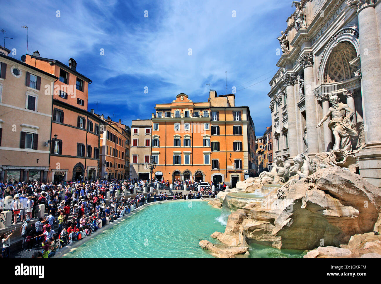 Fontana di Trevi, Rome, Italy Stock Photo - Alamy