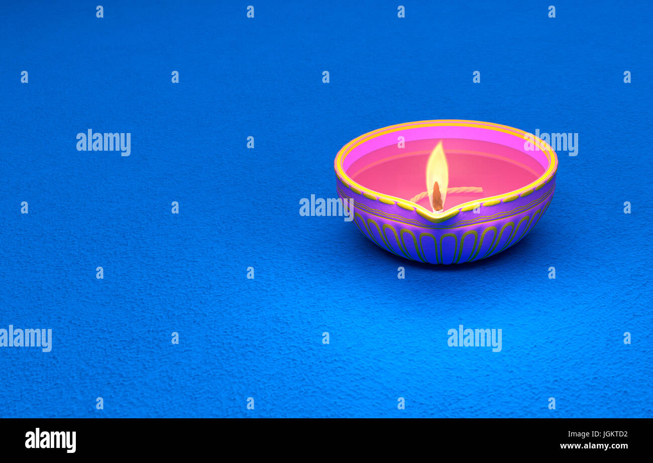 Indian Traditional Oil Lamp Stock Photo - Alamy