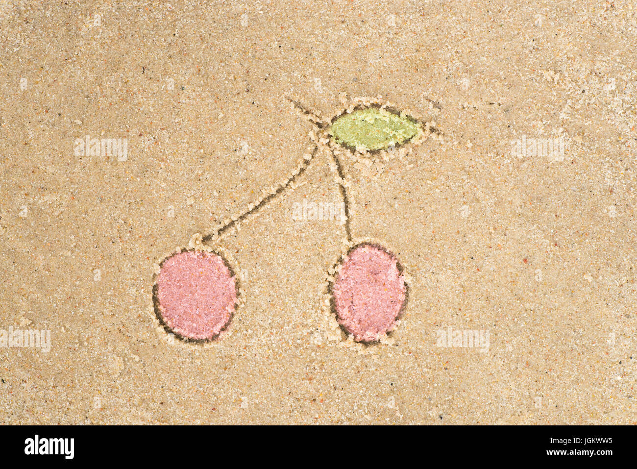 Drawing in sand background hi-res stock photography and images - Alamy
