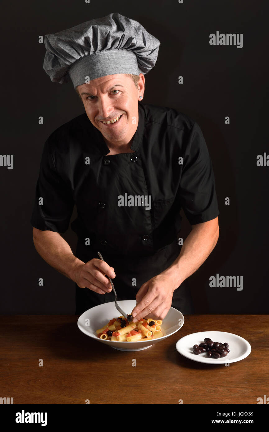 cook preparing food Stock Photo - Alamy