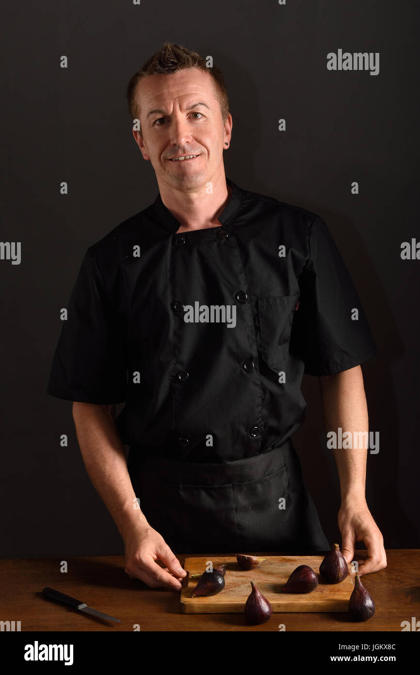 Portrait of a chef Stock Photo - Alamy