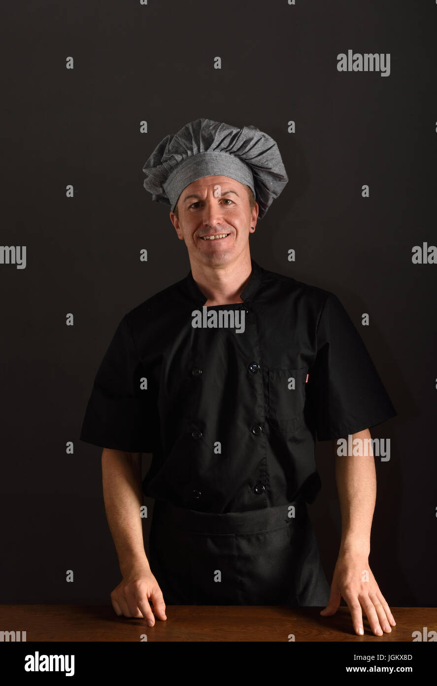 Portrait of a chef Stock Photo - Alamy