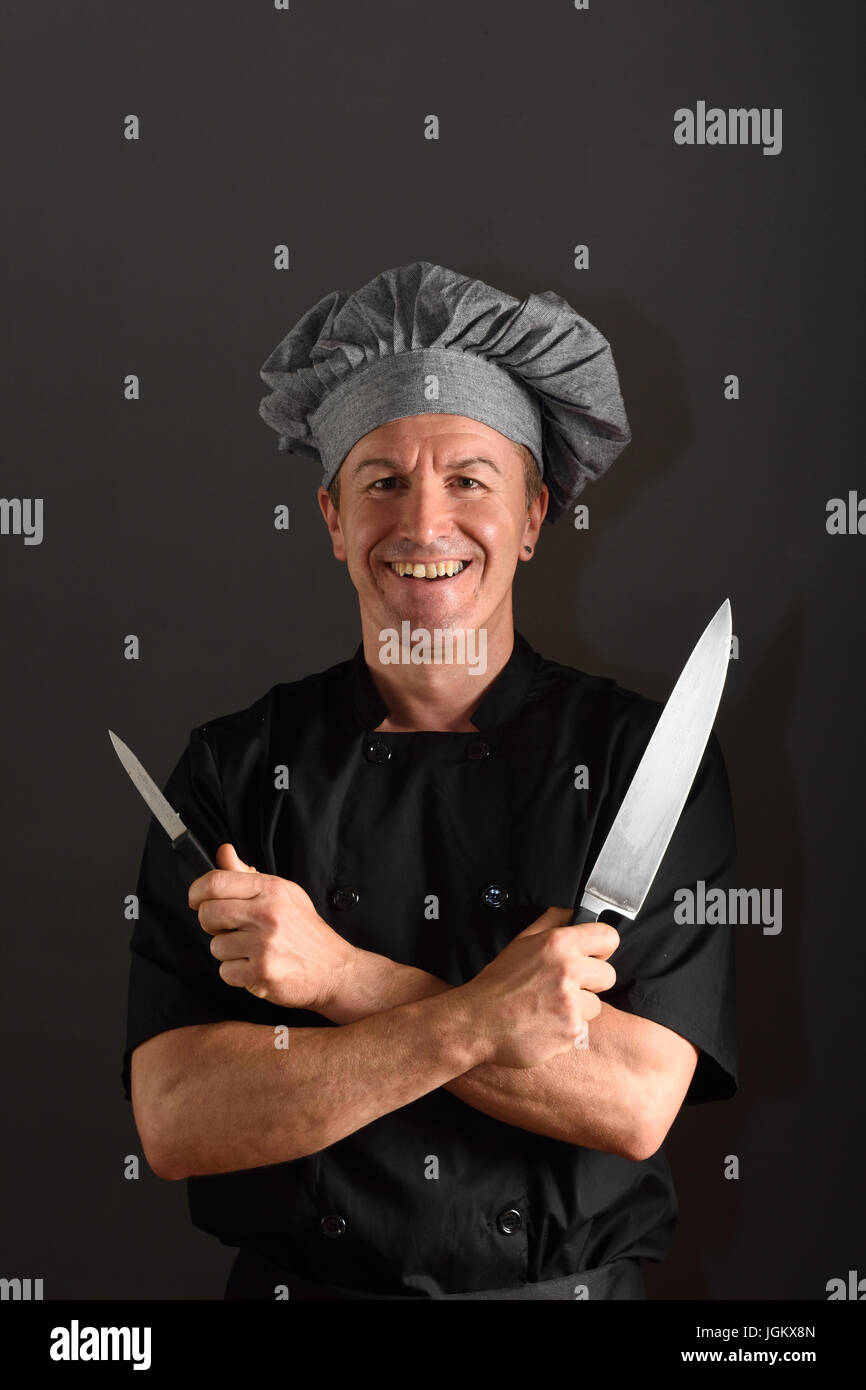 Portrait of a chef Stock Photo - Alamy