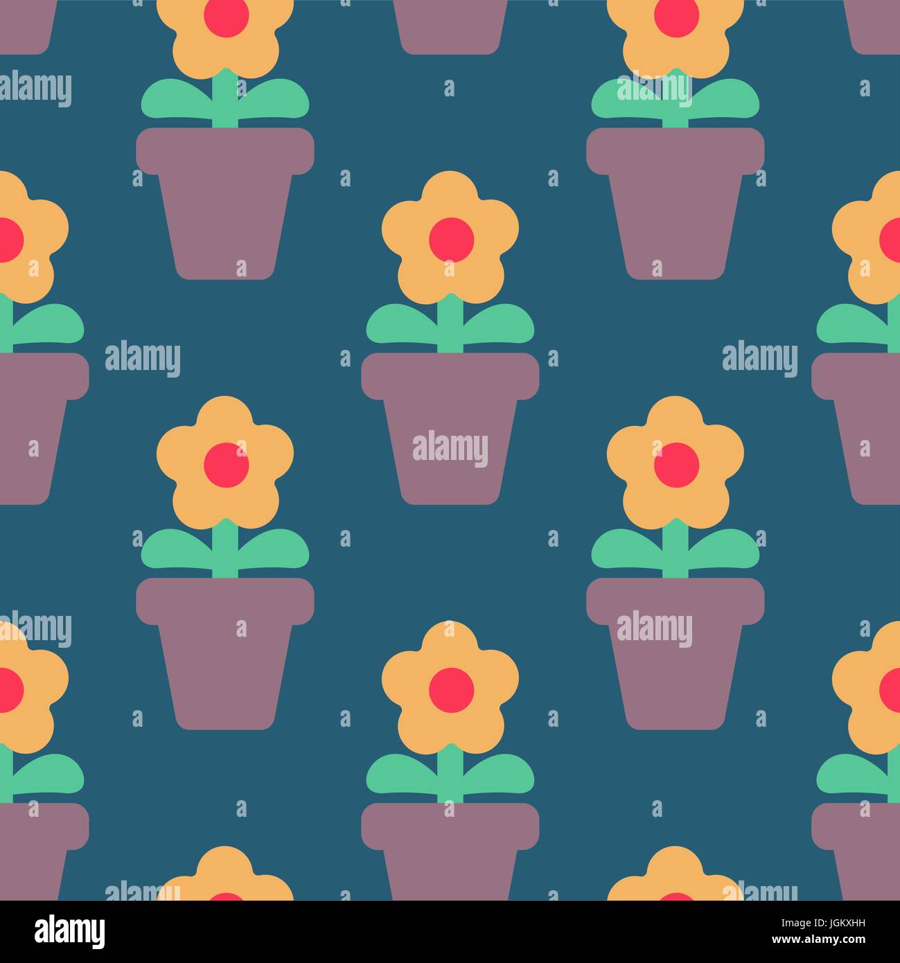 Homemade flower pot Stock Vector Images - Alamy