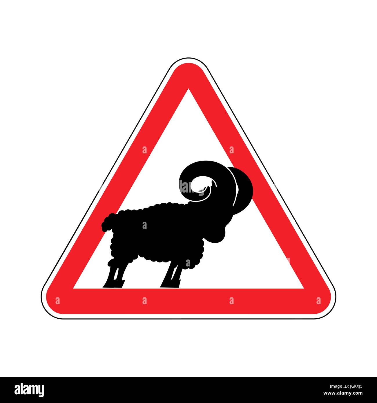 Warn the sheep Stock Vector Images - Alamy