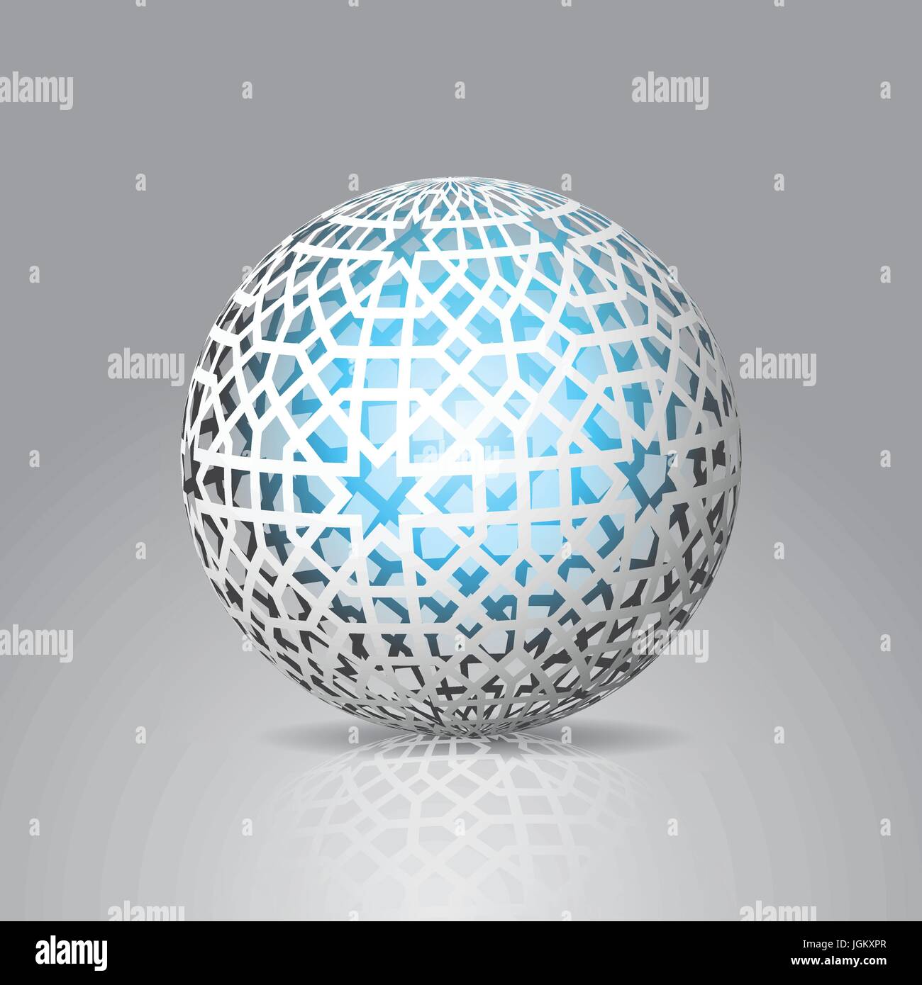 Modern metal sphere Stock Vector Images - Alamy