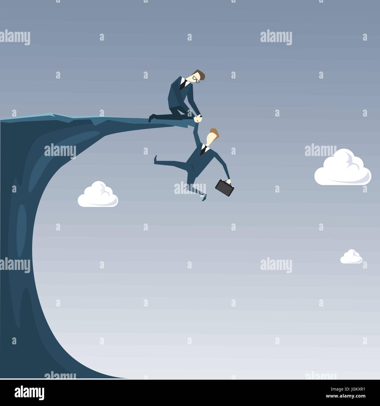 Hand cliff Stock Vector Images - Alamy