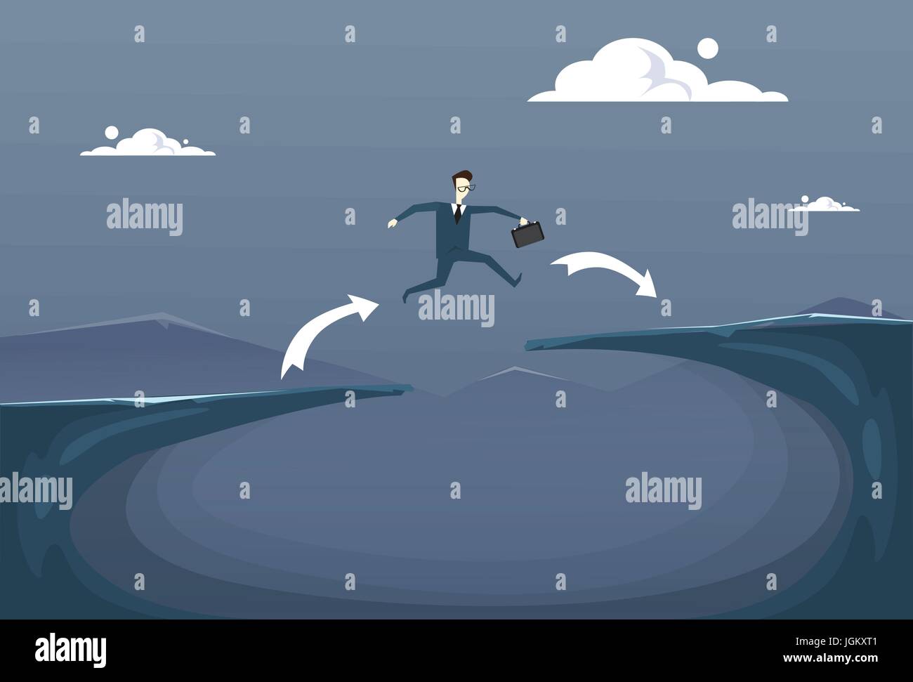 Cliff stability risk Stock Vector Images - Alamy