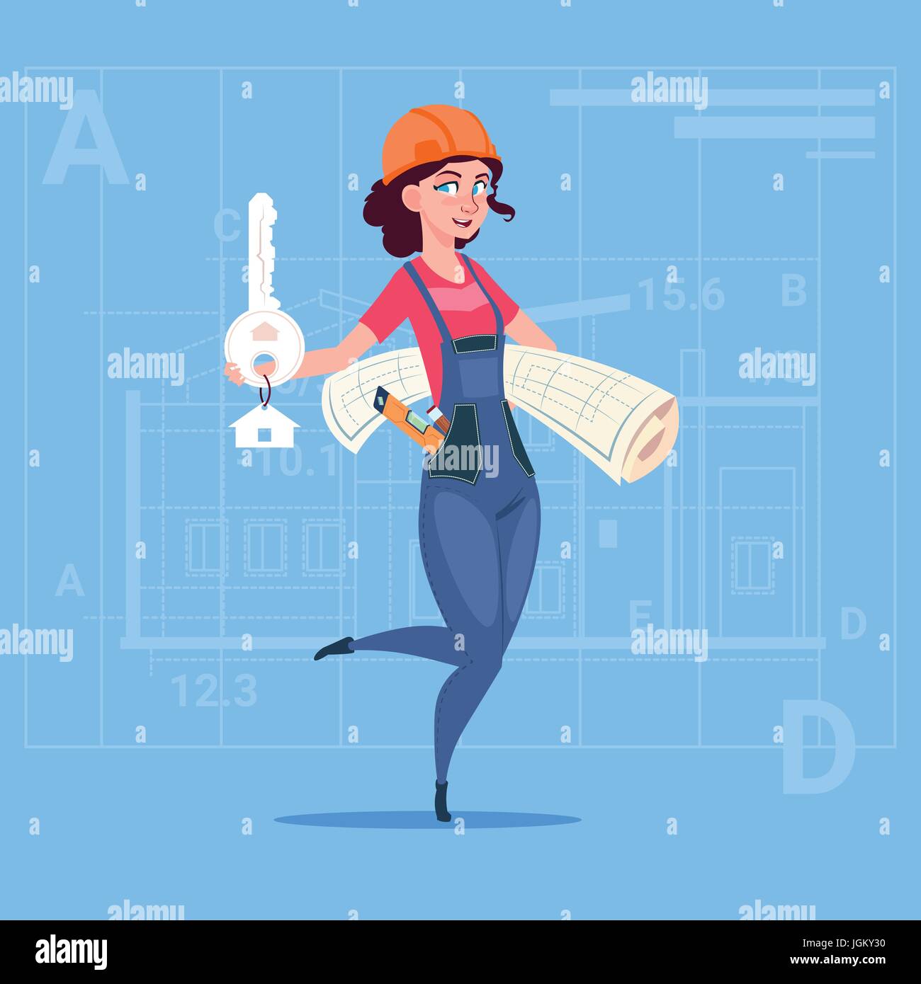 Cartoon Door Key Stock Vector Images - Alamy