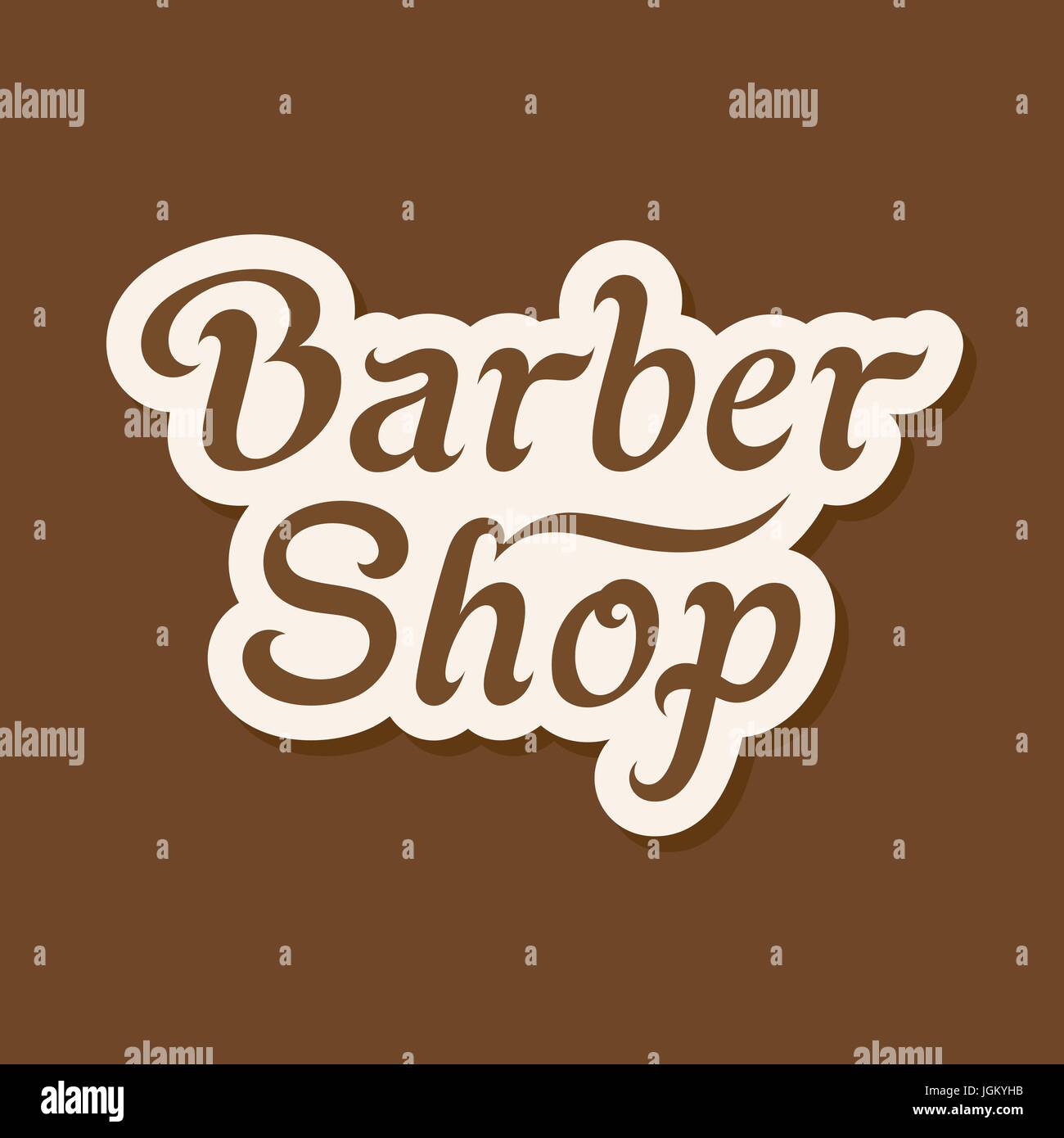 Barber Shop Signboard Stock Vector Image & Art - Alamy