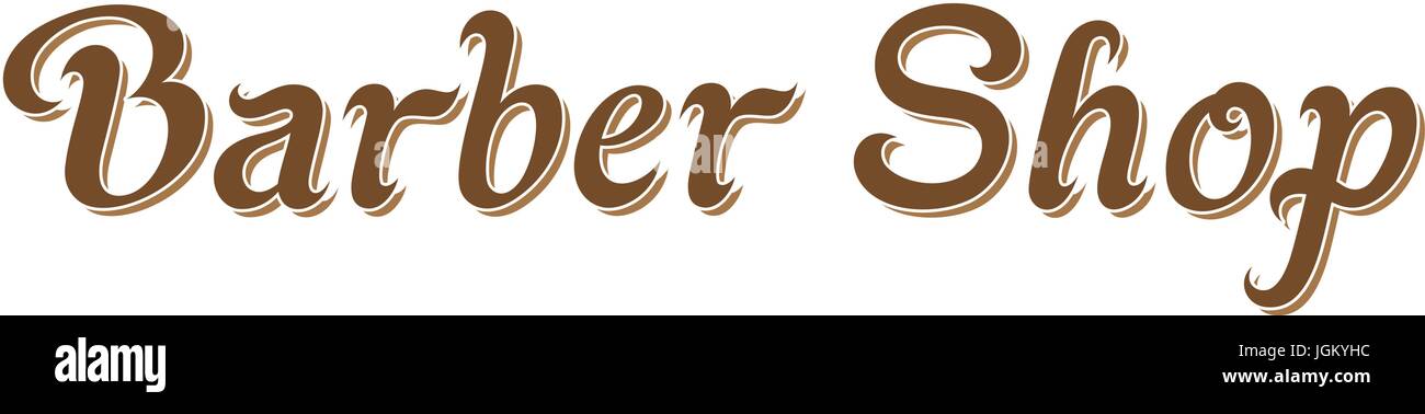 Barber Shop Signboard Stock Vector Image & Art - Alamy