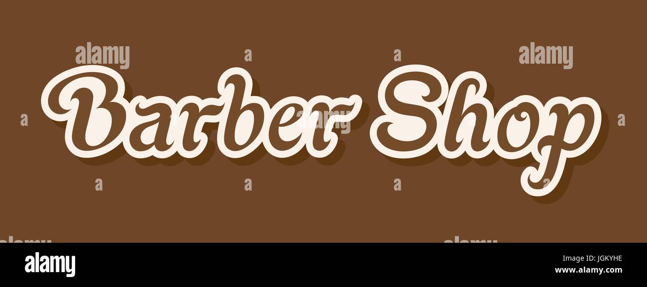 Barber Shop Signboard Stock Vector Image & Art - Alamy