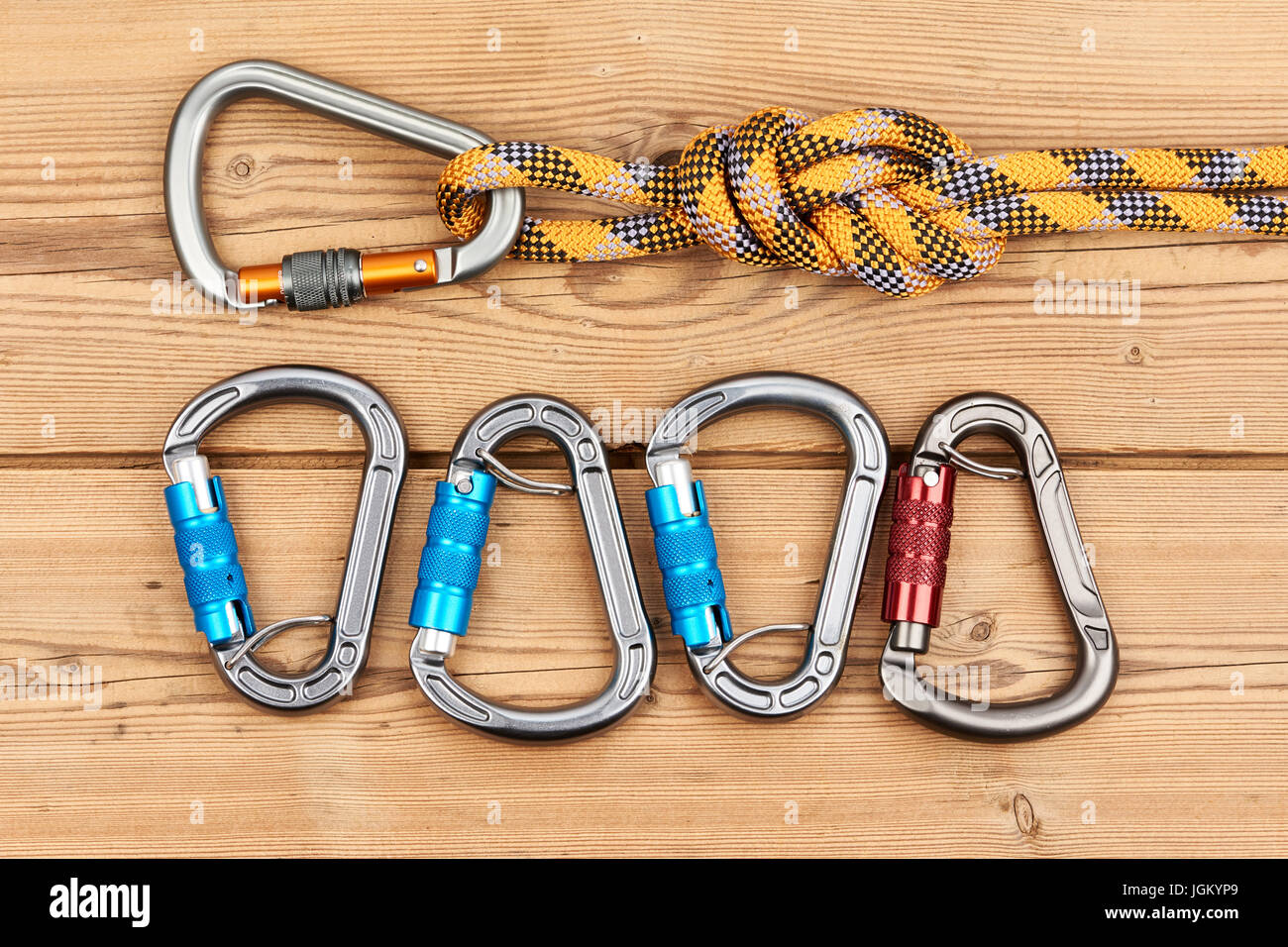 Rope climb equipment safety knot hi-res stock photography and images ...