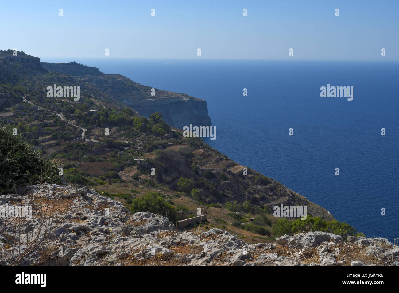 Dingli cliff view hi-res stock photography and images - Alamy