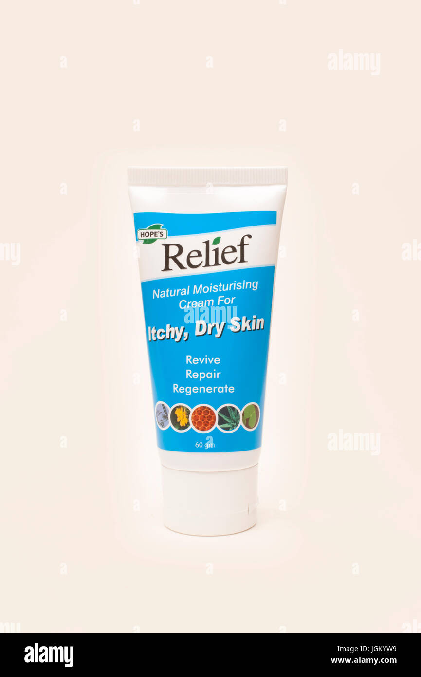Dry skin cream Stock Photo - Alamy