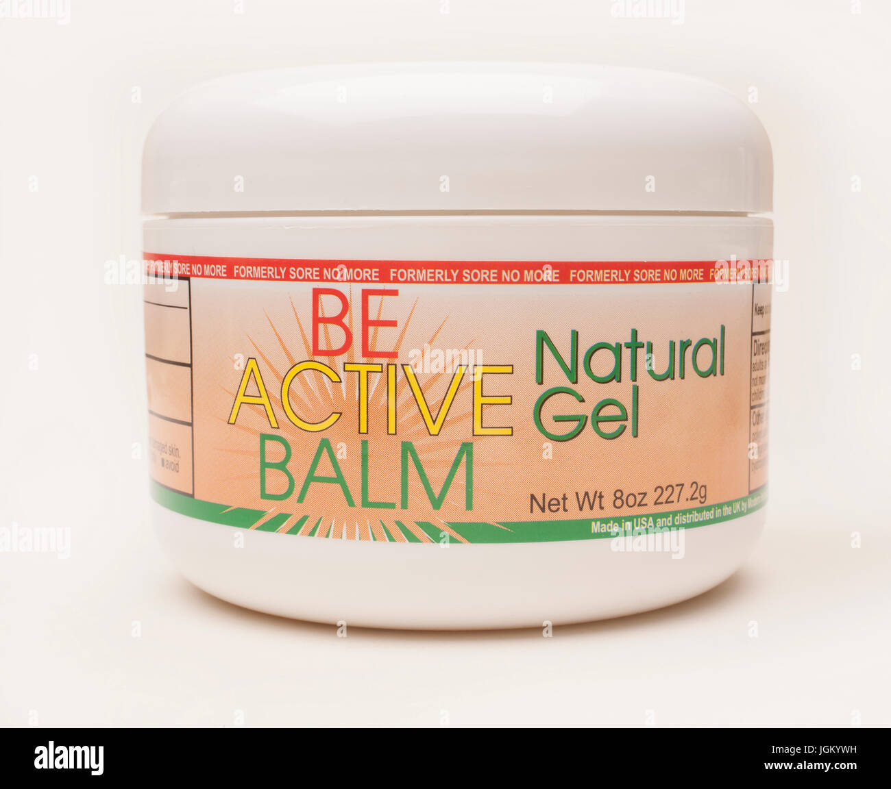 Be Active Balm for soothing skin Stock Photo - Alamy