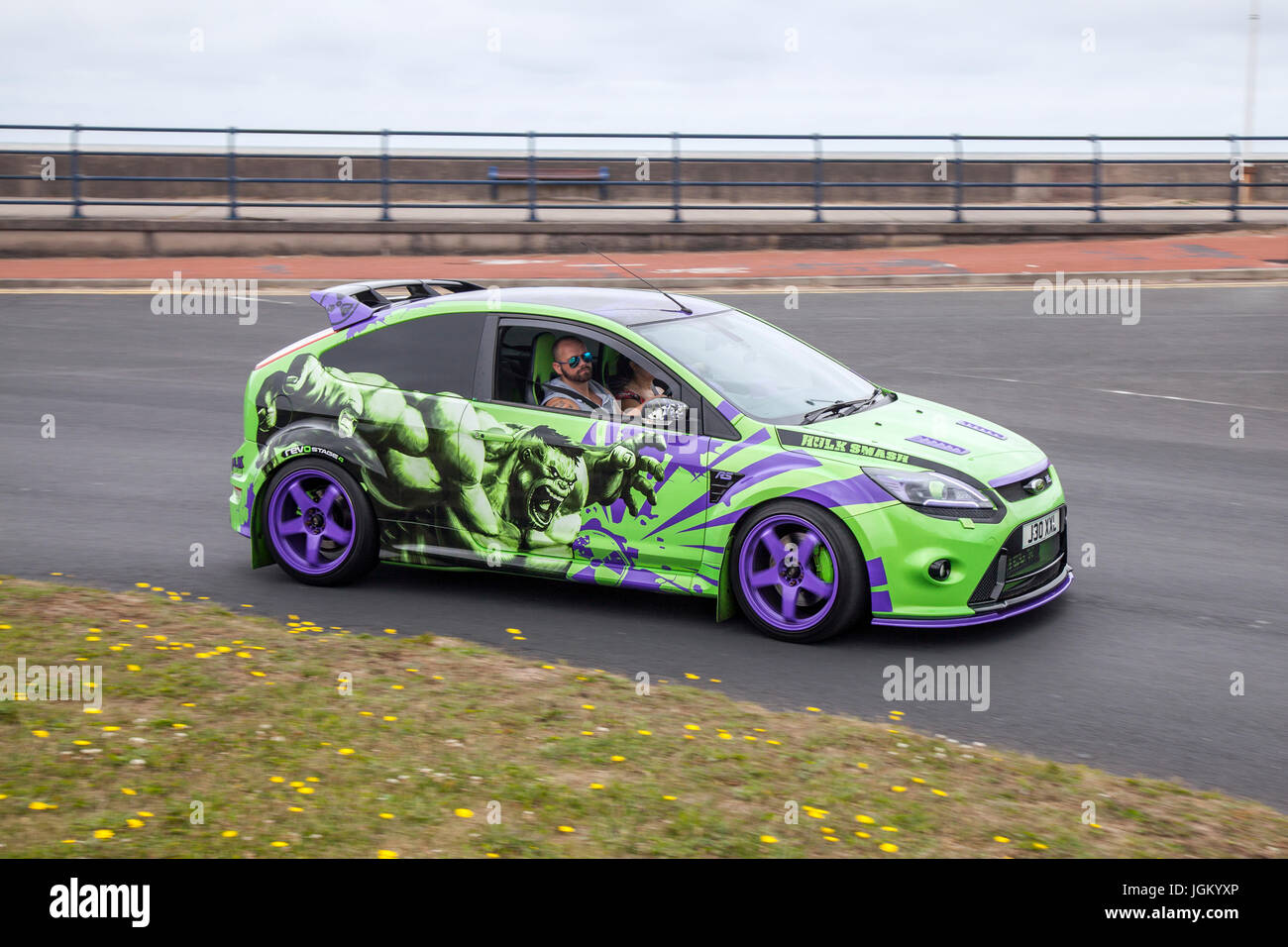 Hulk green Ford Focus RS Modified souped up supercars, self adhesive ...