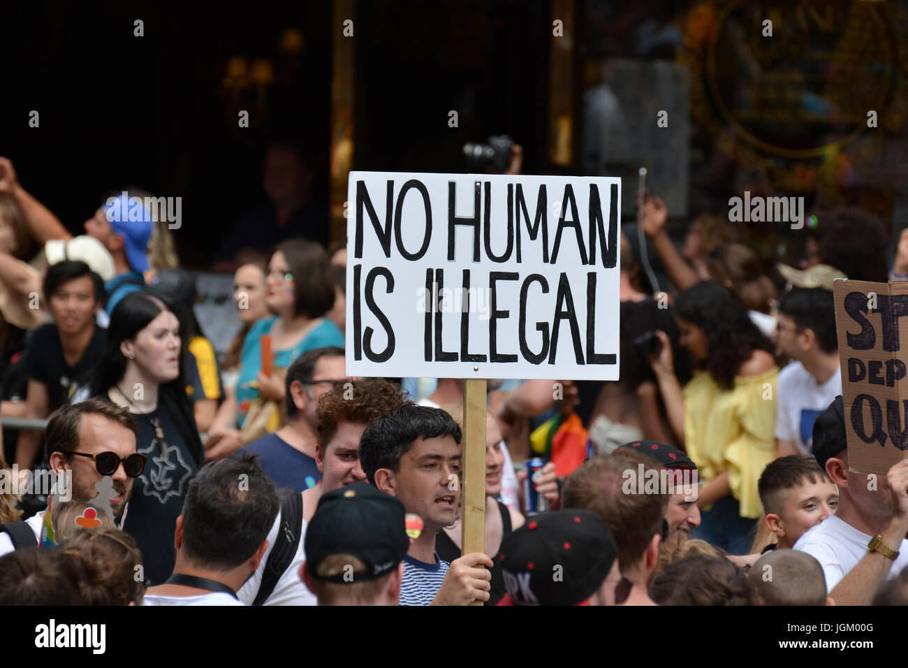 Asylum rights are human rights hi-res stock photography and images - Alamy