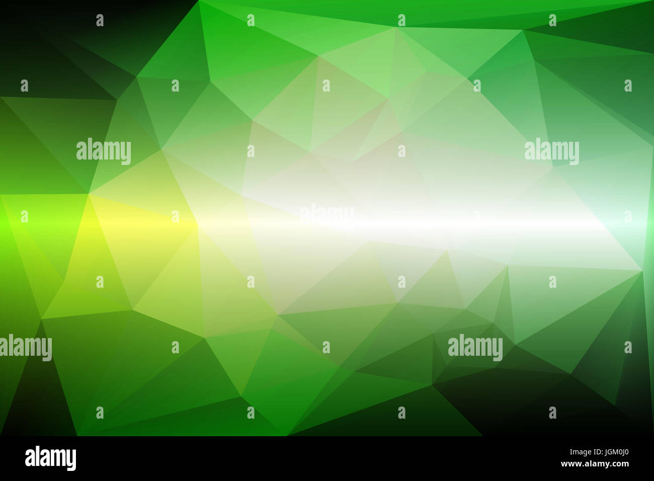 Light green shades abstract low poly geometric background Stock Photo ...