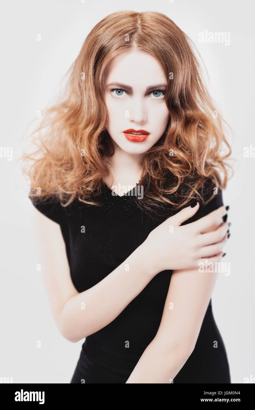 Bob hair model hi-res stock photography and images - Alamy