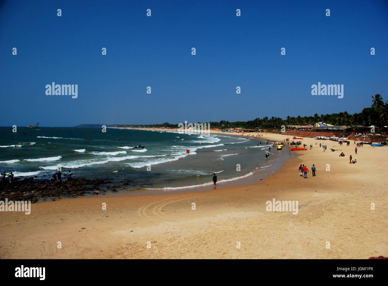 Sinquerim beach in Candolim, Goa, India Stock Photo - Alamy