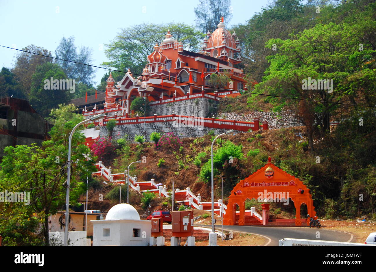 Maruti Temple in Panjim, Goa, dedicated to the Hindu Monkey God Hanuman ...