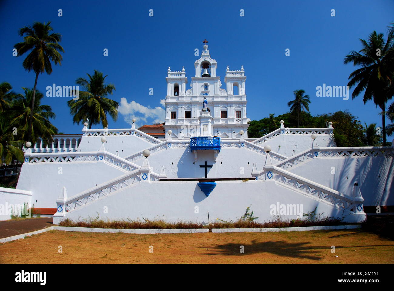 The Baroque Our Lady of he Immaculate Conception Church in Panjim, Goa ...