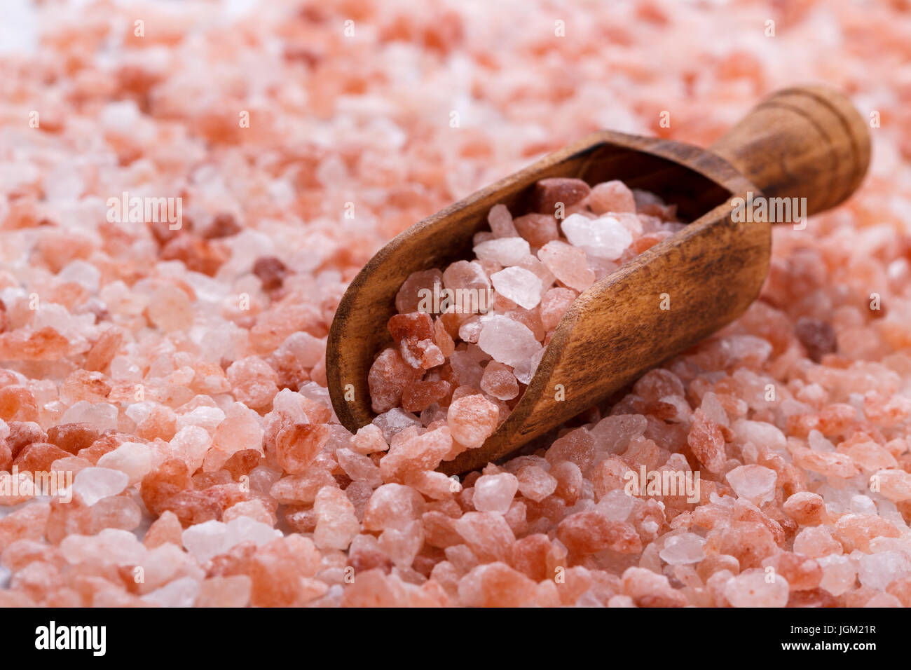 Pink himalayan salt , close up top view ,macro Stock Photo - Alamy