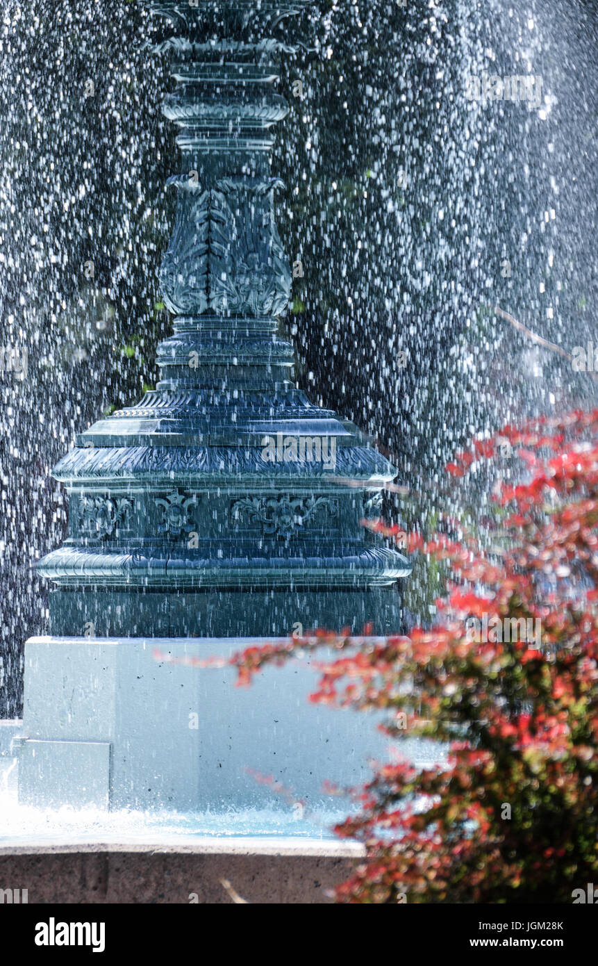 Montreal st louis square park fountain hi-res stock photography and ...