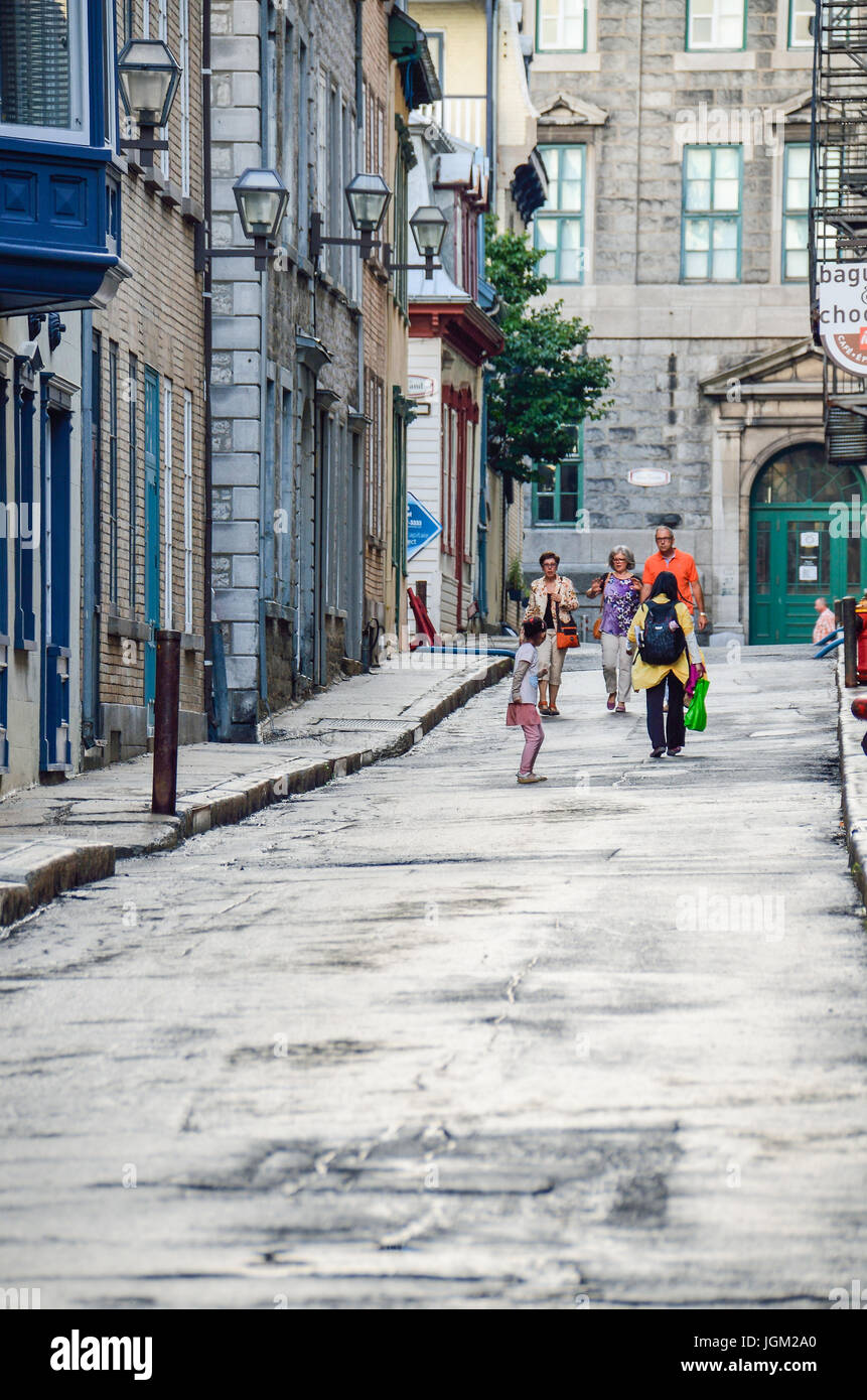 Quebec city urban people hi-res stock photography and images - Alamy