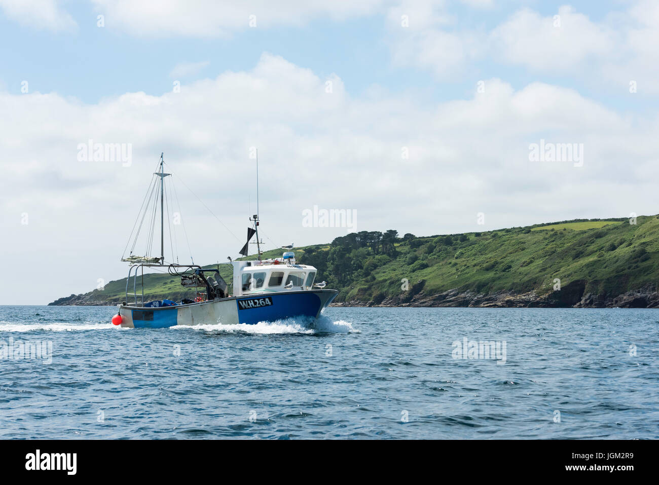 Simple fishing boat uk hi-res stock photography and images - Alamy