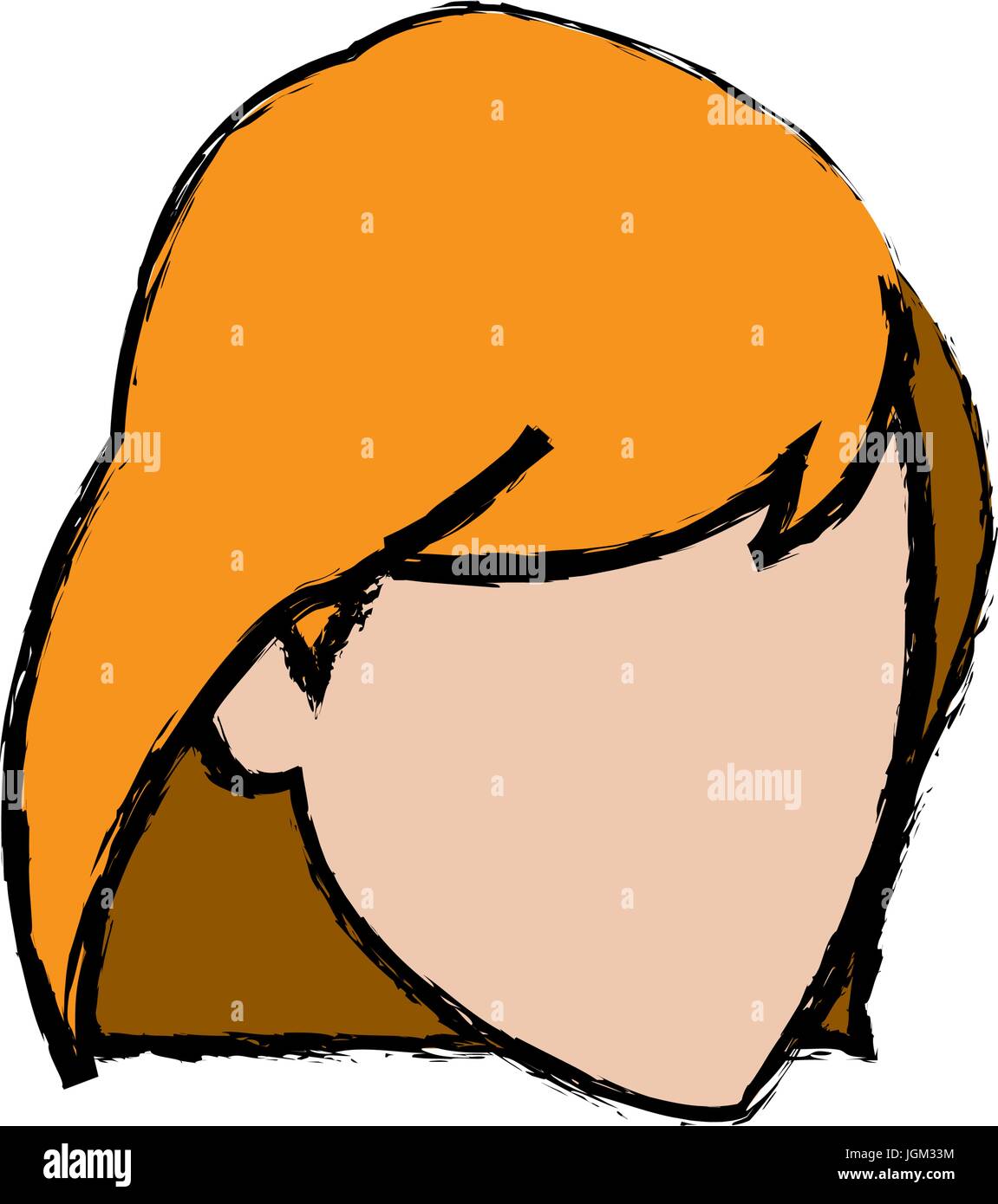 girl student face cartoon people head Stock Vector Image & Art - Alamy