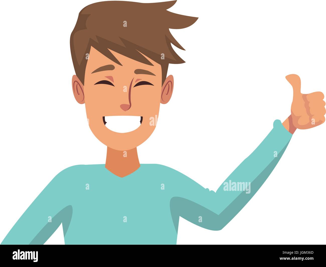 Man hand making ok Stock Vector Images - Alamy