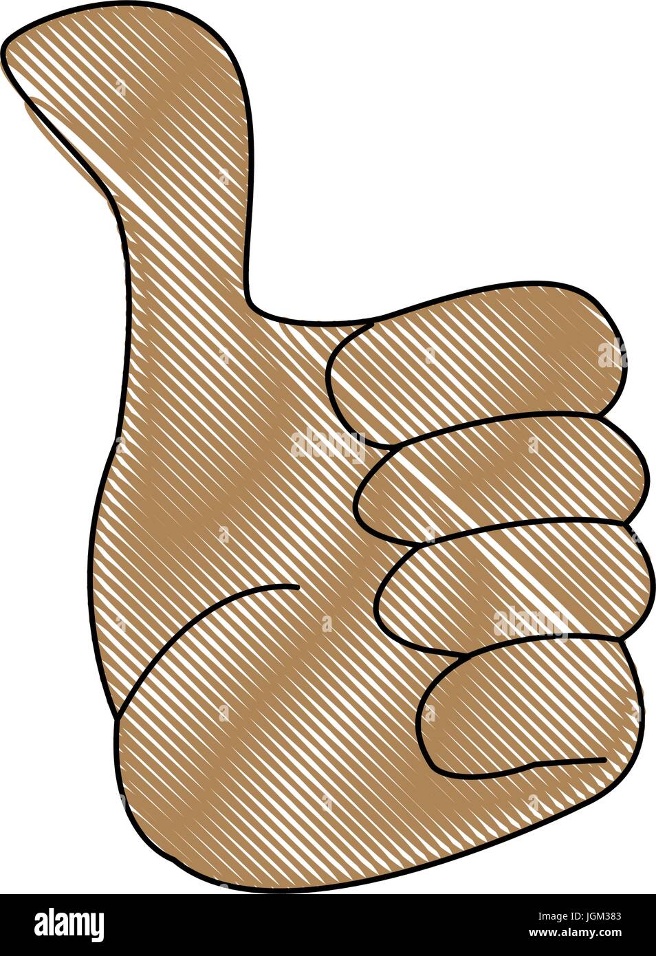 like icon hand finger up sign thumb up symbol Stock Vector Image & Art ...