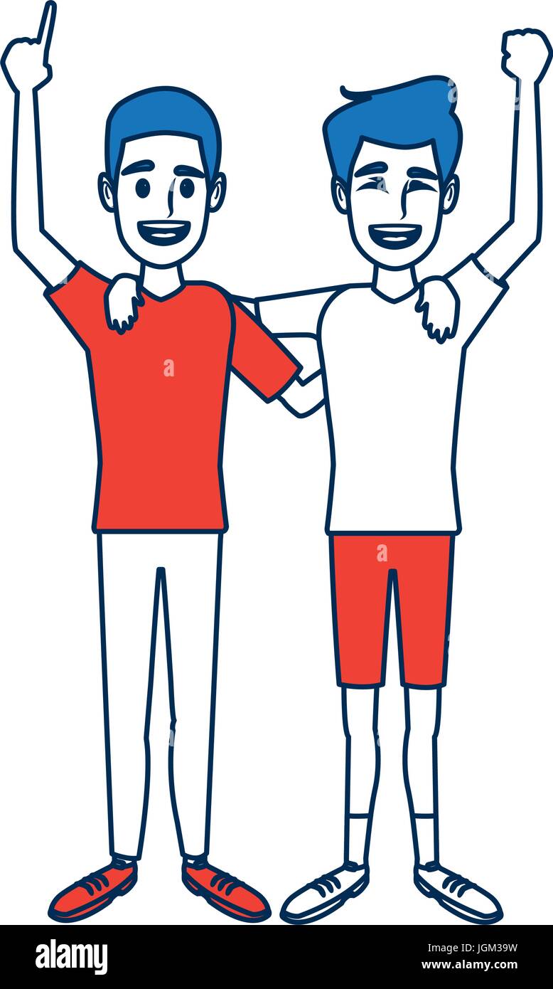 Drawings Of Best Friends Hugging