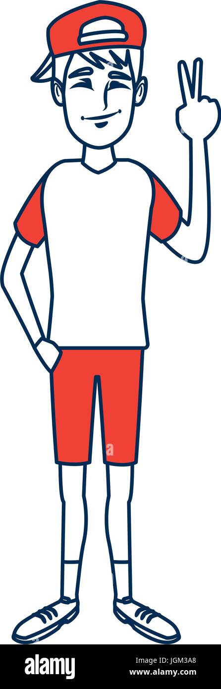young man standing cartoon person image Stock Vector Image & Art - Alamy
