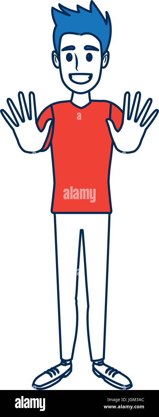 young man standing cartoon person image Stock Vector Image & Art - Alamy