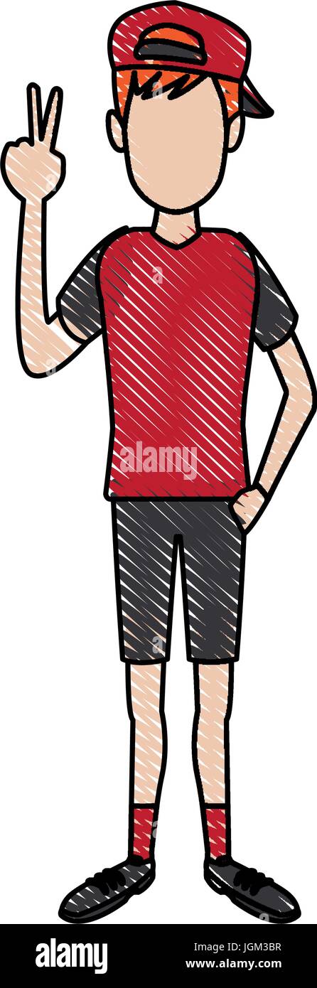 young man standing cartoon person image Stock Vector Image & Art - Alamy