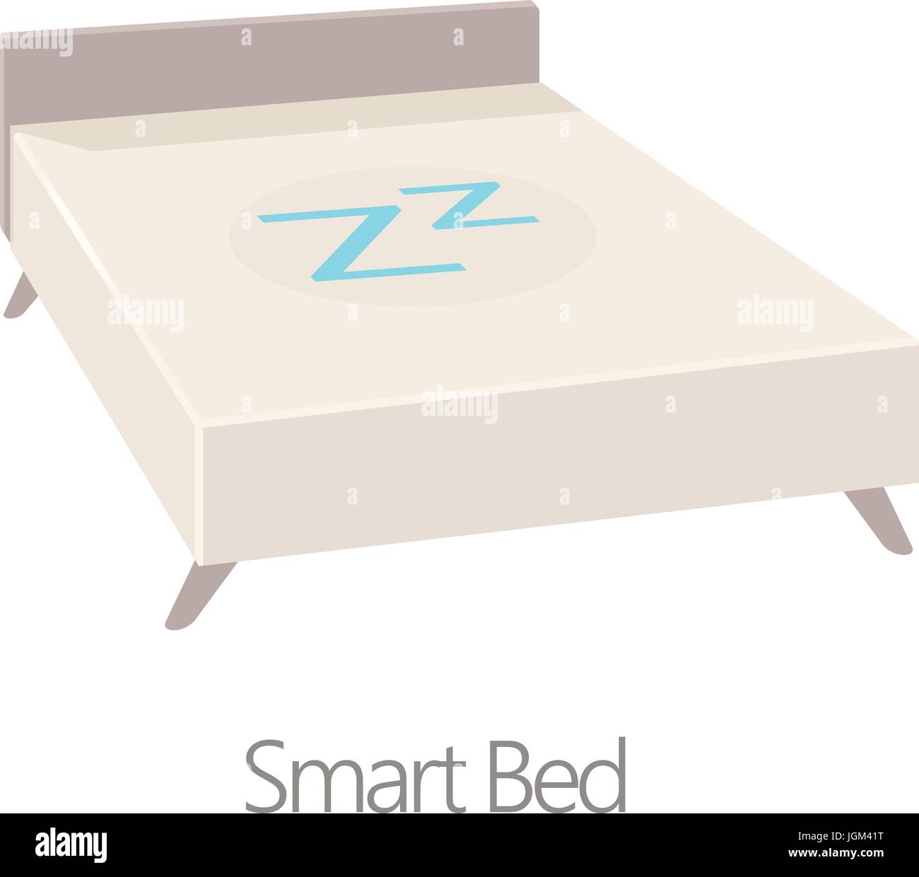 Smart bed icon, cartoon style Stock Vector Image & Art - Alamy