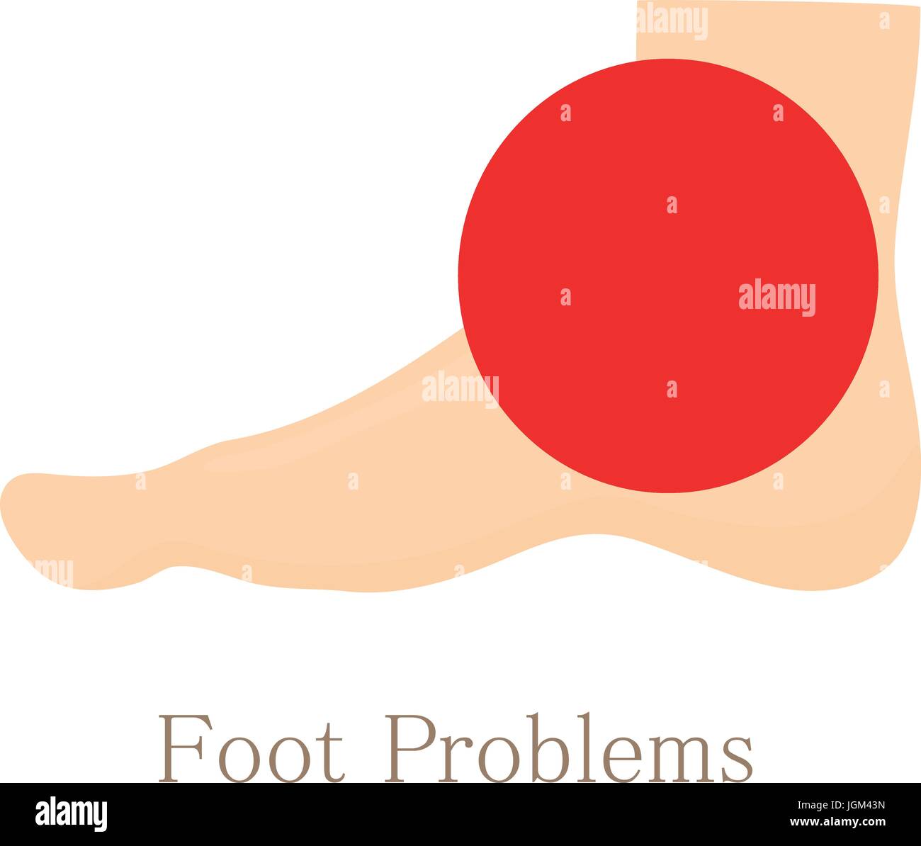 Foot problem icon, cartoon style Stock Vector Image & Art - Alamy