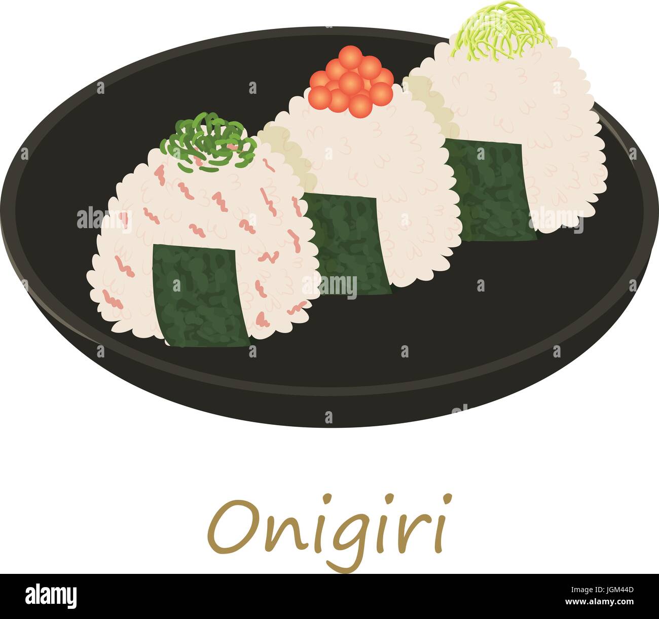 Illustration cartoon plate fried rice hi-res stock photography and ...