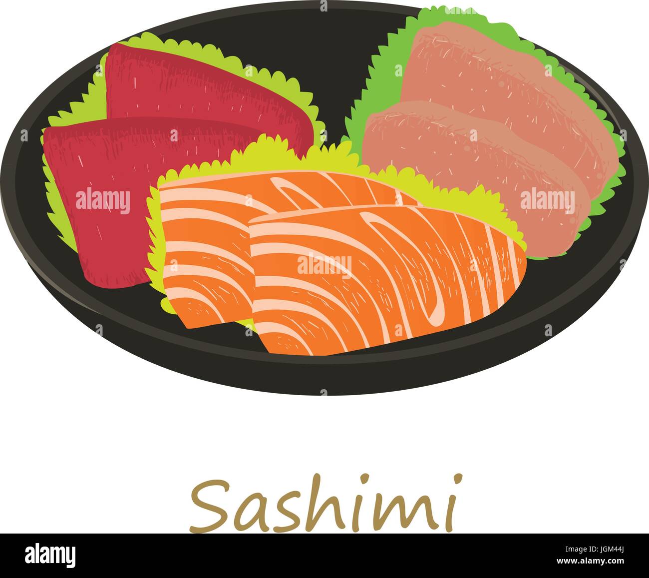 Sashimi icon, cartoon style Stock Vector Image & Art - Alamy