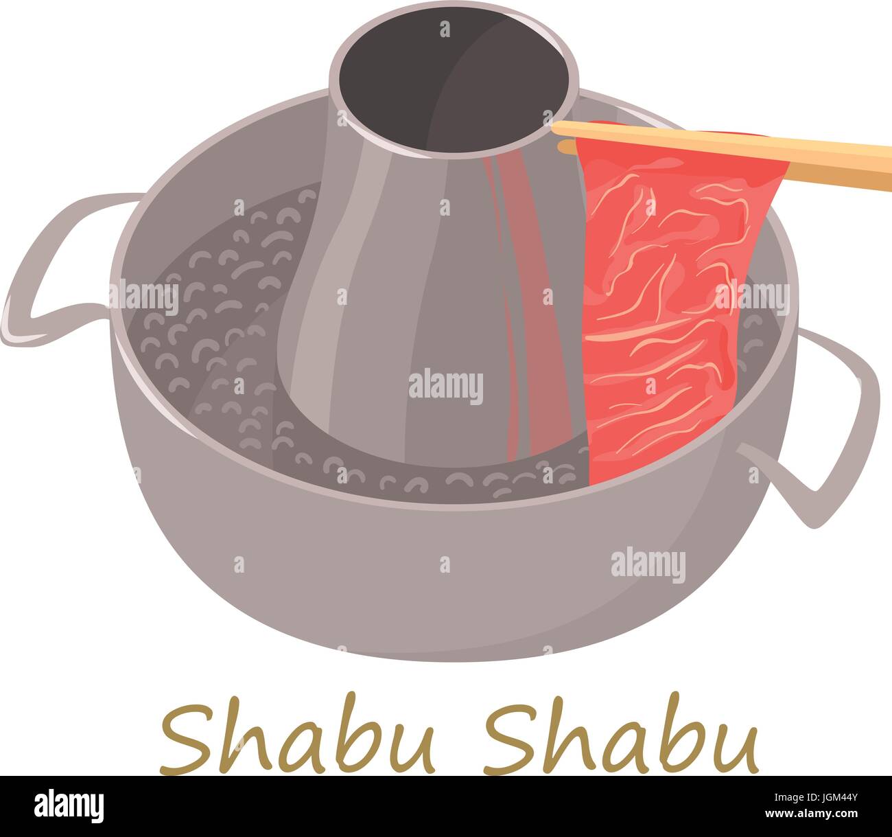 Shabu shabu icon, cartoon style Stock Vector Image & Art - Alamy