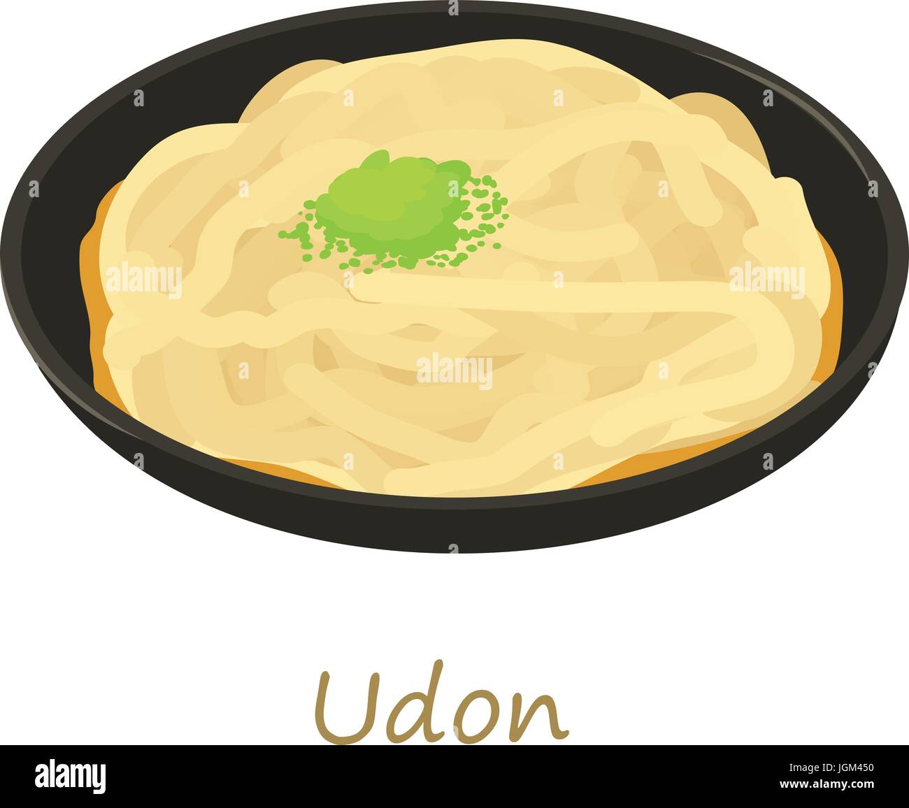 Udon icon, cartoon style Stock Vector Image & Art - Alamy