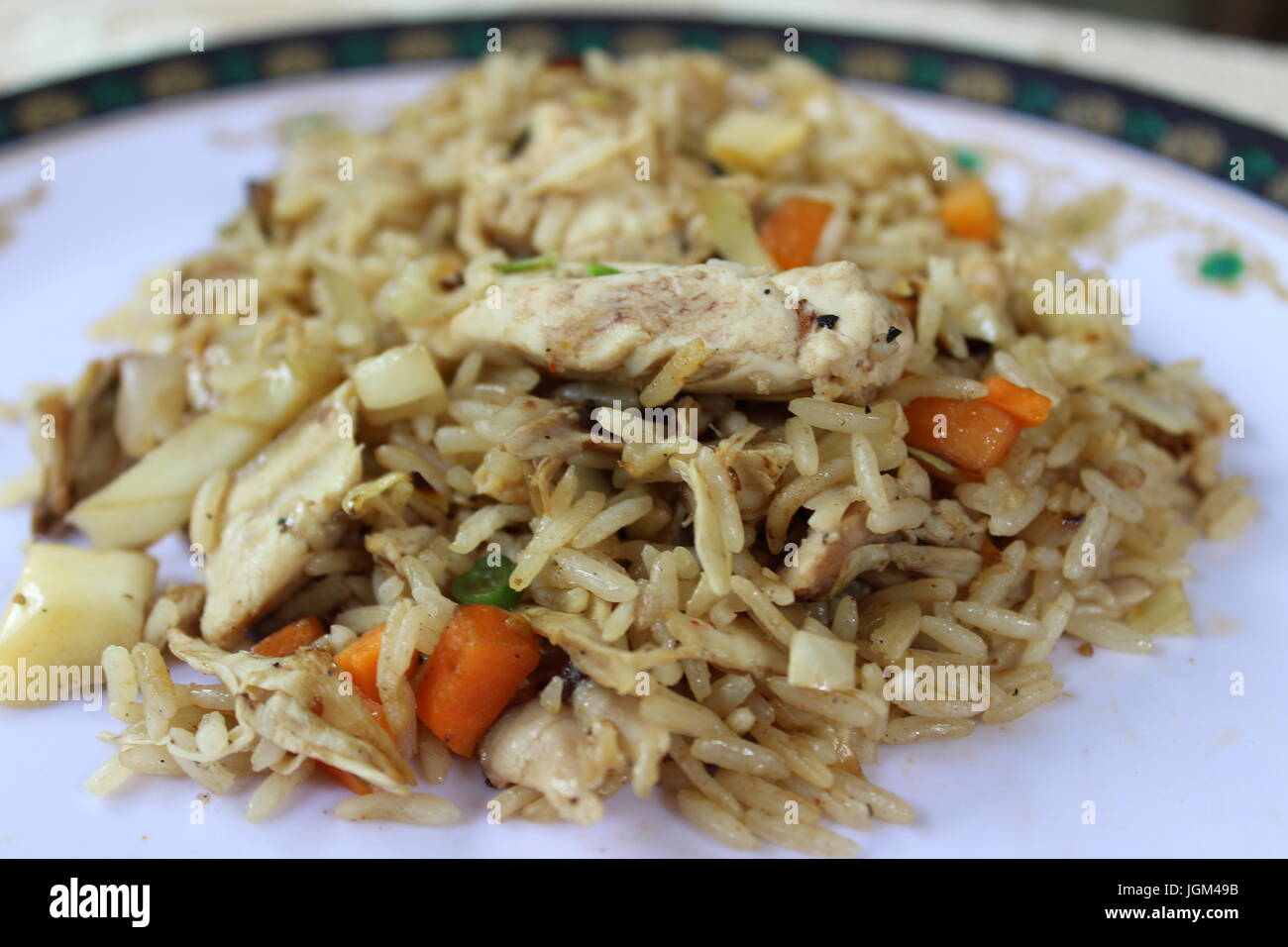 Chicken fried rice hi-res stock photography and images - Alamy