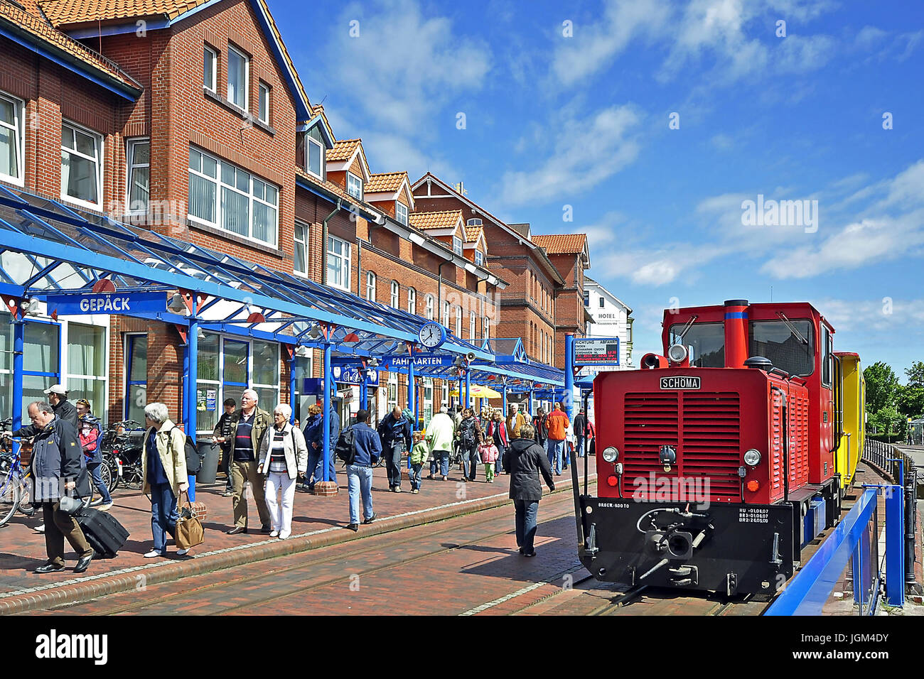 Europe, Germany, Lower Saxony, Borkum, scenery, blue sky, day, daylight ...