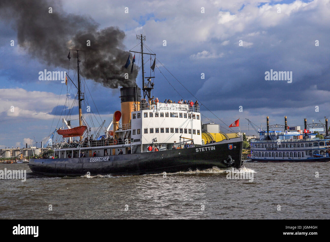 The Federal Republic of Germany, Hamburg, harbour, ship, ships, sailing ...