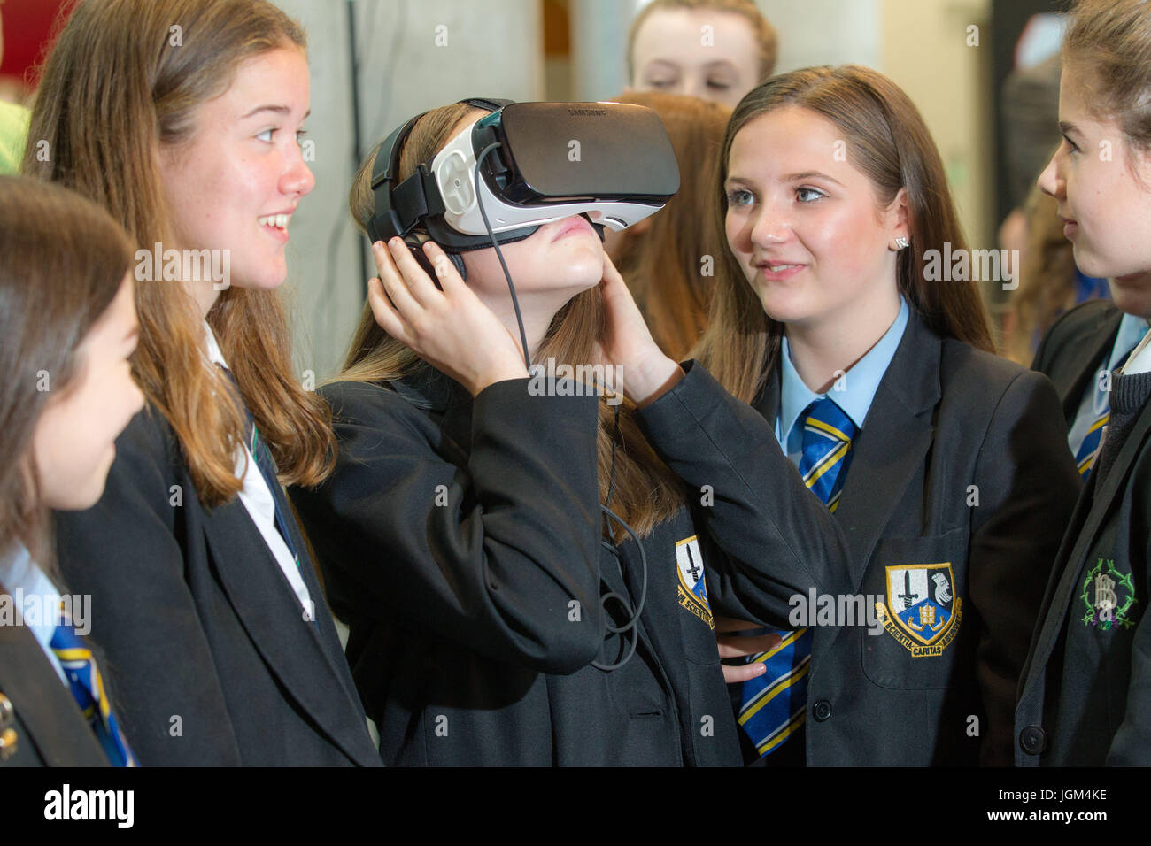Girls studying STEM subjects Stock Photo - Alamy