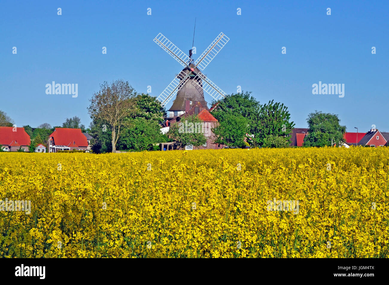 Europe, Germany, Lower Saxony, East Friesland, Friesland, scenery, blue ...